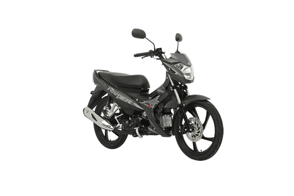 SUZUKI RAIDER J 115 FI (MAGS) – MATTE BLACK – Suerte Motoplaza